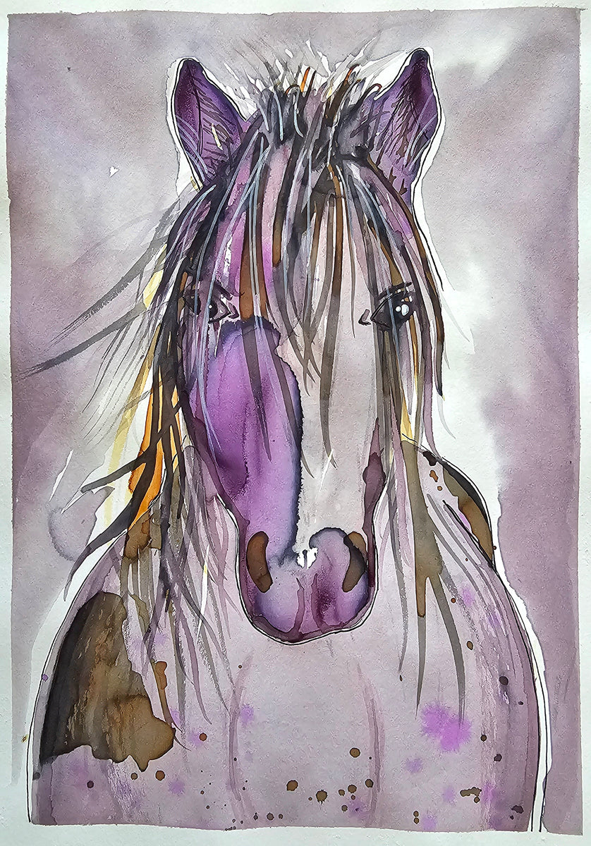Horsing Around with Wine – Danielle Renee Art