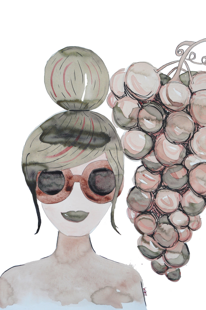 Grape Head – Danielle Renee Art